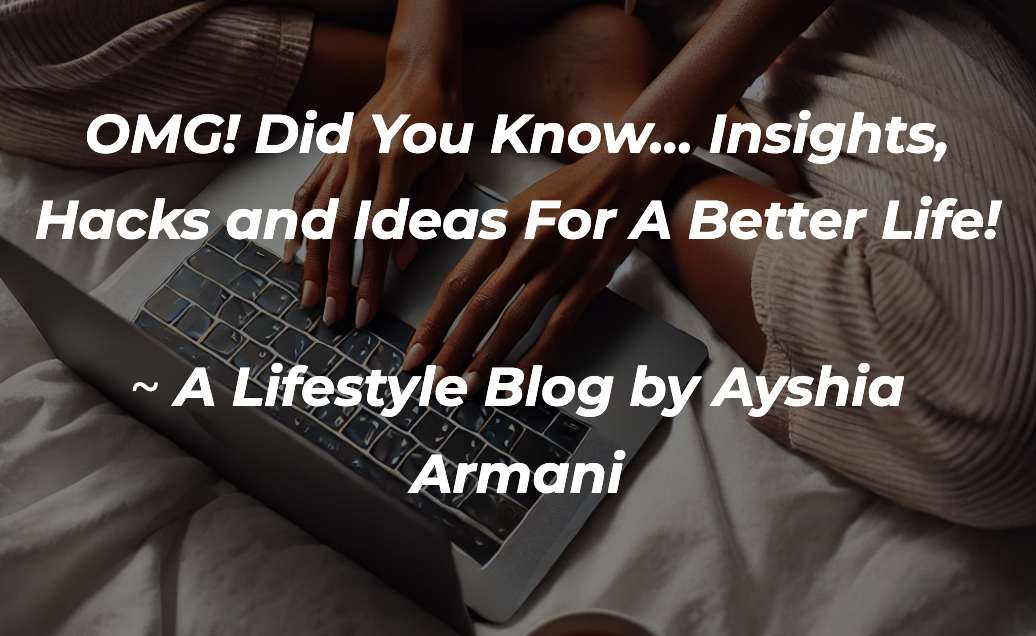 Presenting “OMG! Did You Know… Insights, Hacks and Ideas For A Better ...